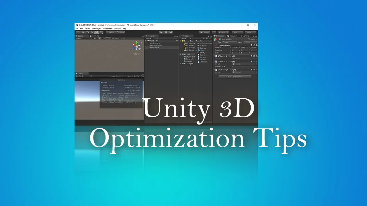 Optimization Tips For Unity Sharp Coder Blog 1898
