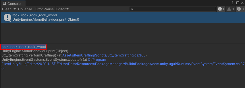 Making Inventory And Item Crafting System In Unity Sharp Coder Blog